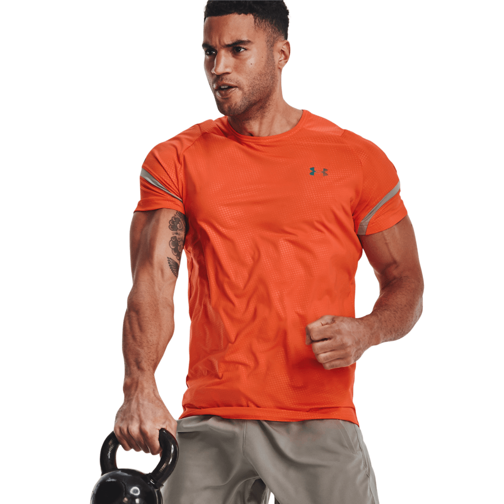 Camiseta UA RUSH™ Emboss para Hombre