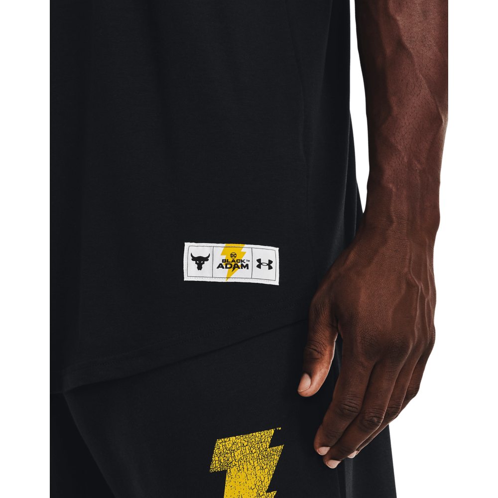 Camiseta UA Project Rock Black Adam para Hombre