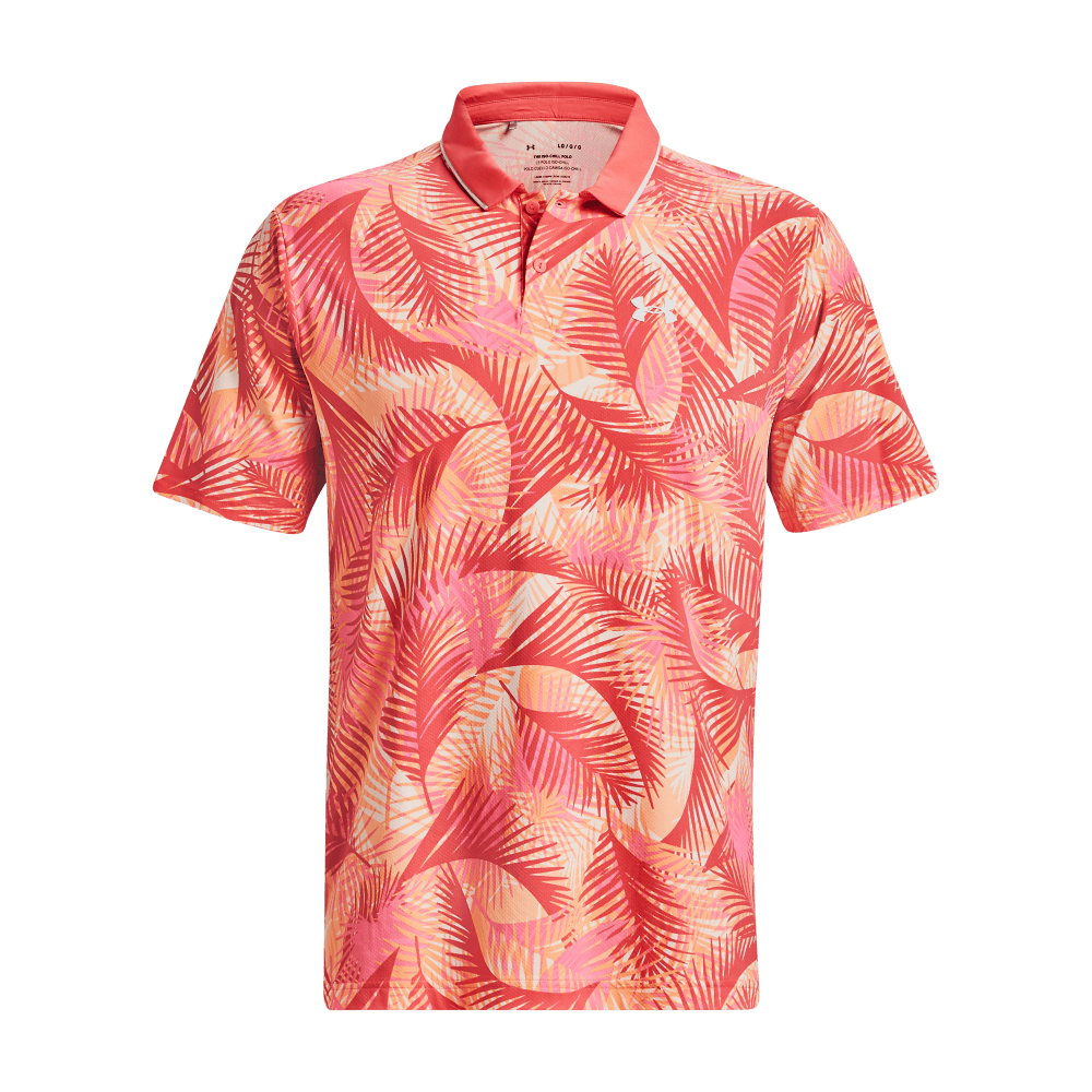 Polo UA Iso-Chill Graphic Palm para Hombre