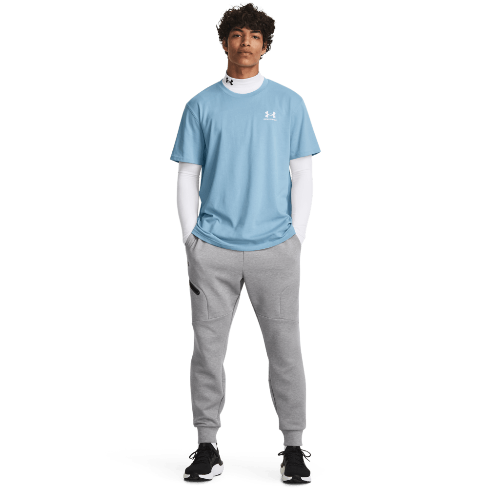 Camiseta UA Logo Embroidered Heavyweight para Hombre 1373997-490 BIV